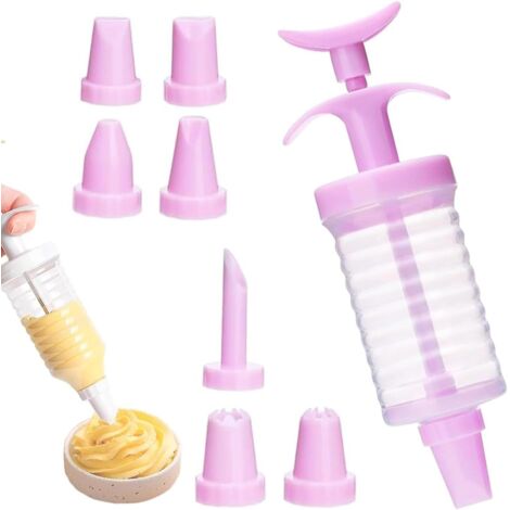 Jeringa para glaseado, kit para manga pastelera, kit para manga ...