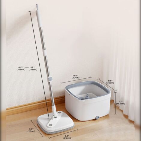 Sistema Joybos Easy Washing Square Spin Mop & Bucket con 4 recargas