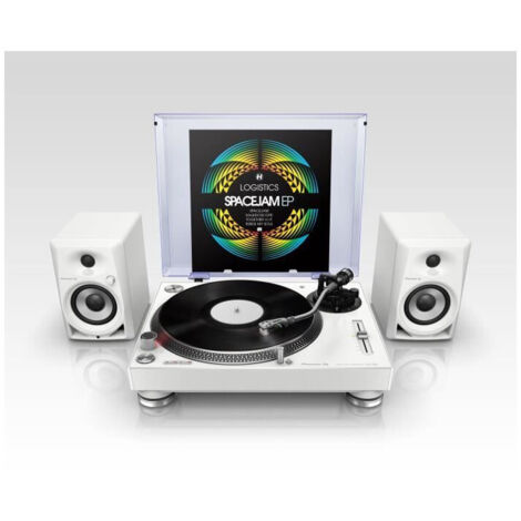 Platine Vinyle PIONEER DJ PLX-500-K Sauvegarde Vinyles USB Blanc ...