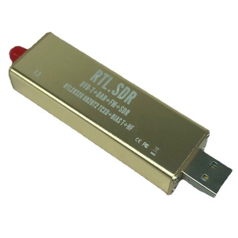 Receptor RTL SDR V3 Pro 100 KHz-1,7 GHz con TCXO integrado para radioaficionados SDR RTL, banda ...