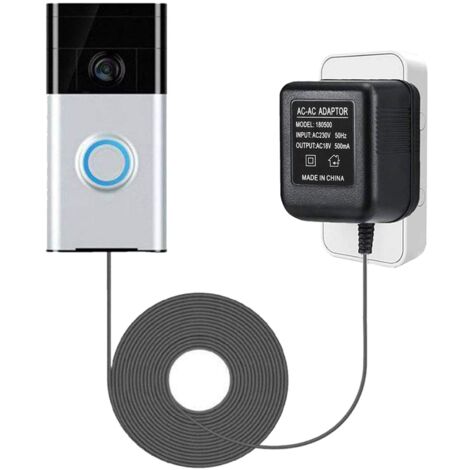 Adaptador de corriente CA para timbre, transformador de 18 V y 500 mA ...