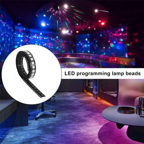 Chip LED RGB WS2812B 5050SMD, 100 unidades, PCB blanco, píxeles ...