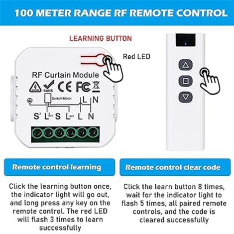 Controladores de interruptores inteligentes para cortinas Tuya con WiFi ...