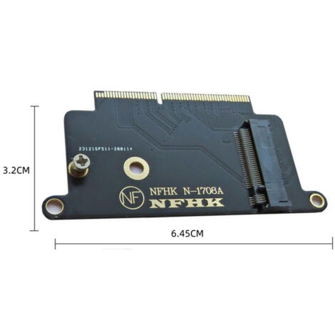 Tarjeta de conversión M.2 NGFF NVME SSD para Pro A1708 A1707 2016-2017