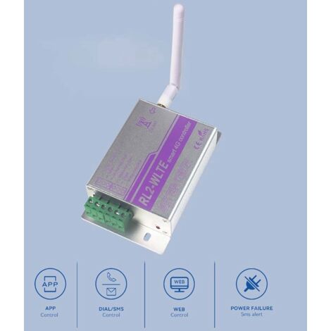 Controlador inteligente RL2 4G con relé, interruptor, temporizador y ...