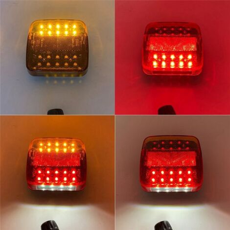 Kit de Luces Remolque InaláMbricas para CamióN Remolque, Luz LED ...