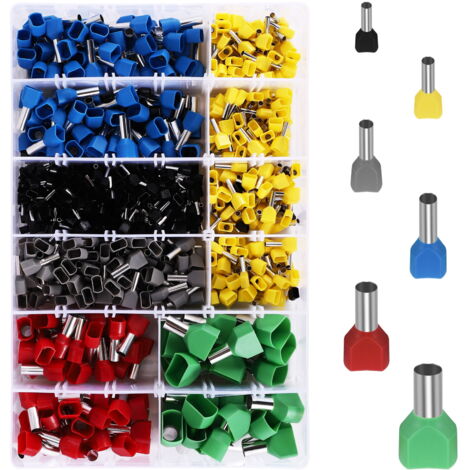780 Piezas Kit de Teminador FéRula Arranque Dual Engarzado EléCtrico ...