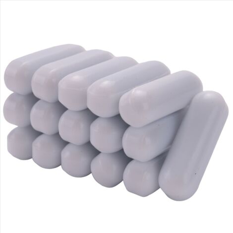 Agitador MagnéTico de PTFE 16 Piezas Barra AgitacióN Laboratorio Placa ...