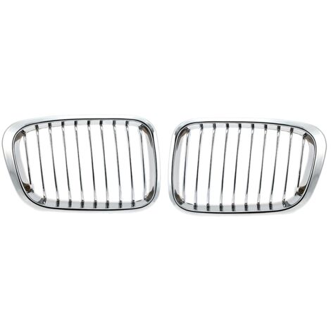 2X Rejilla de RiñóN Capó Delantero Cromada para 1998-2001 E46 320I 323I ...