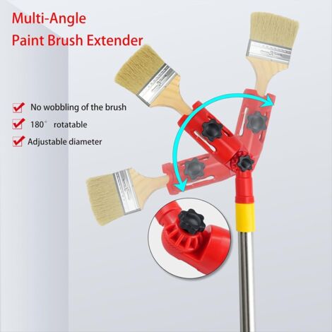 Kit de Extensión Varilla para Pincel Múltiples Ángulos, Herramienta ...