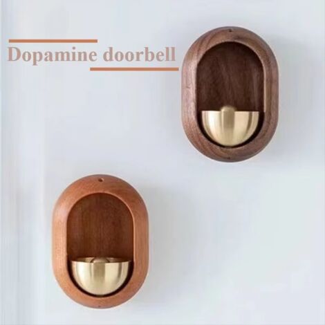 Timbre de Entrada Madera Japonés Dopamine, Viento Inalámbrico con Forma ...