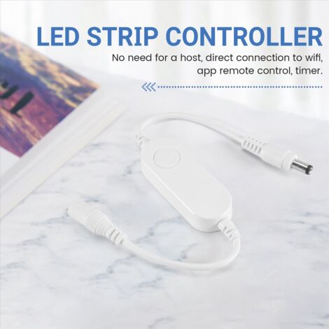 Controlador LED Tuya RGB Wifi de 5V, 12V y 24V DC para tiras LED 5050 ...