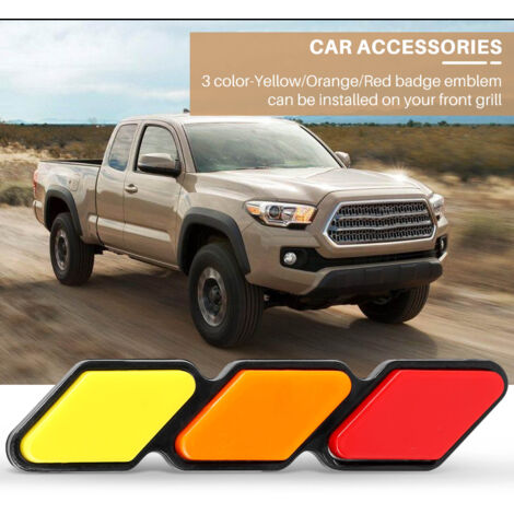 Emblema tricolor para la parrilla delantera de Toyota Tacoma, 4Runner ...