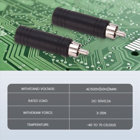 adaptadores de audio de 6,35 mm (1/4") con conector hembra mono a ...