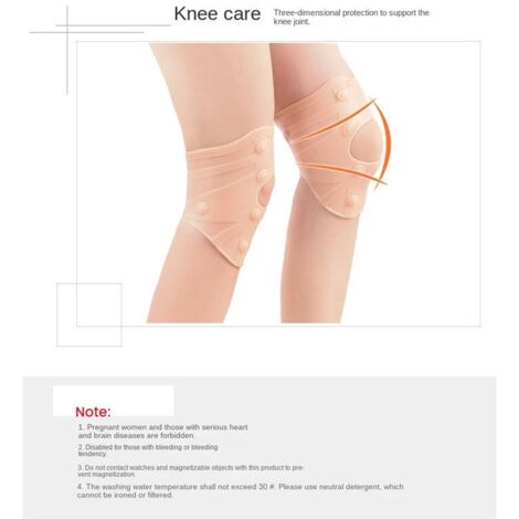 Rodillera magnética con soporte para aliviar el dolor de artritis ...