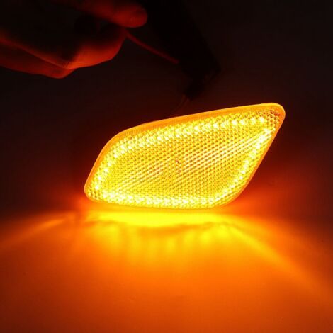 Luz de señalización lateral para Jeep Wrangler TJ 1997-2006 55155629AC 55155628AC Amarilla