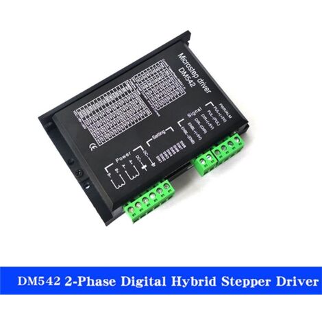 Controlador de motor paso a paso digital CNC DM542, 2 fases, 20-50 V CC, máx. 4,2 A, para motores pa