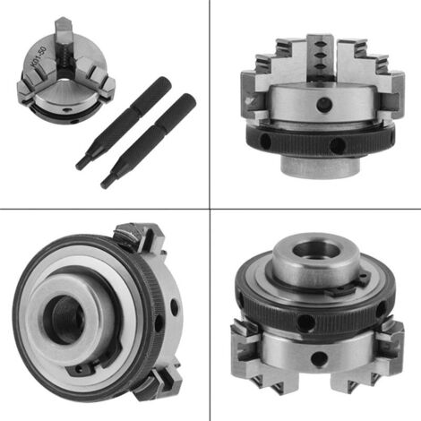 Plato de torno K01 50 autocentrante, plato de torno pequeño de 3 ...