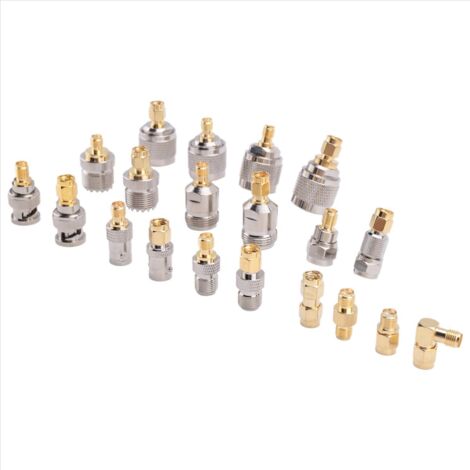 Kits de conectores SMA a SMA BNC NF tipo UHF, adaptador RF tipo 20, SMA ...