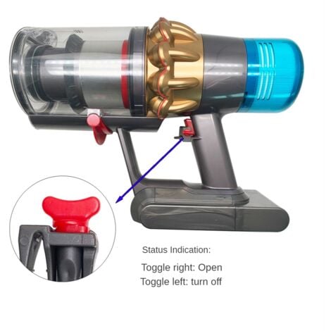 Botón de encendido con bloqueo de gatillo para V6/V7/V8/V10/V11/V15/V18/Slim A