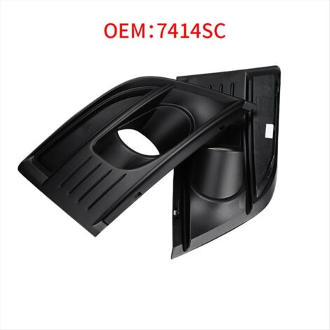 par de marcos para faros antiniebla delanteros 7414SJ 7414SC para C4 ...