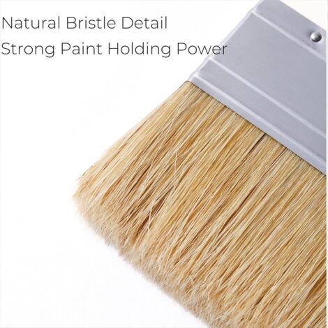 Brocha para pintura a la cal de cerdas naturales - 4 pulgadas de ancho ...