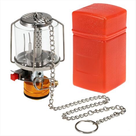 Lámpara de gas portátil para camping, con encendido piezoeléctrico ...