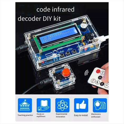 Kit de producción electrónica DIY para decodificador infrarrojo de ...