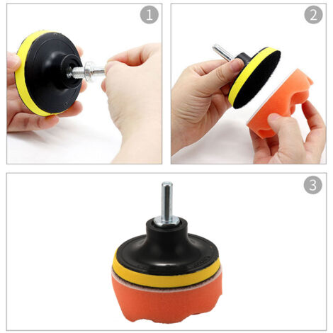 New 6pcs Polishing Buffer Pad Set Kit For Car polish Tool