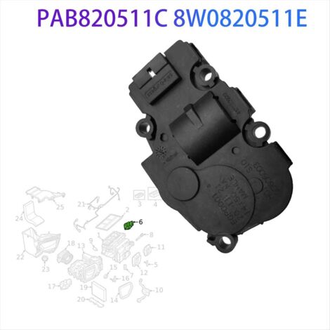 Servomotor de Aire Acondicionado Automóvil PAB820511C 8W0820511E para ...
