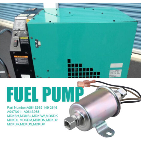 Bomba de Combustible 12 V para Varios Generadores Onan A064S965 149 ...
