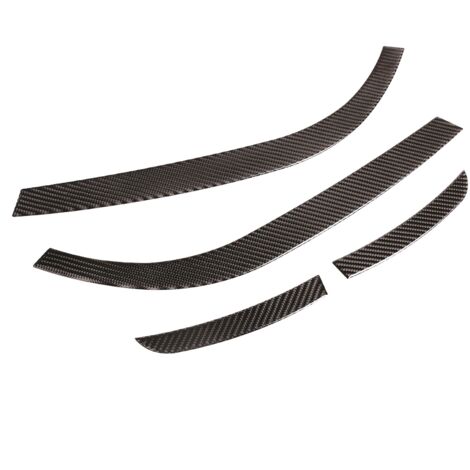 For 2015-2021 Front Headlight Garnish Strip Eyebrow Trim