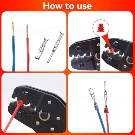 Kit de 24 Tipos Conectores Terminales Cables Eléctricos para Automóvil ...