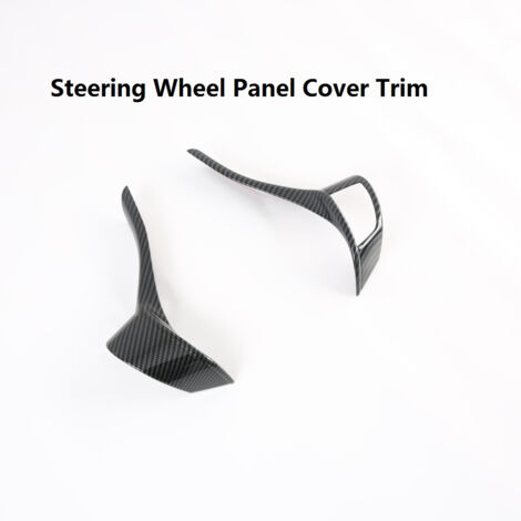 for Navara NP300 Carbon Fibre Car Steering Wheel Cover Sticker