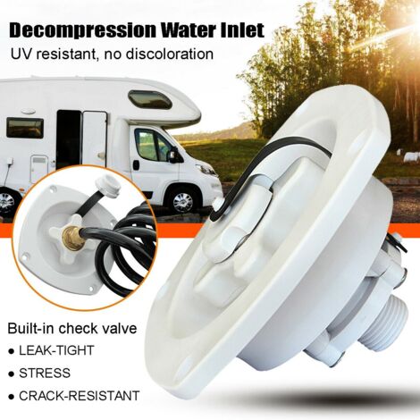 RV Boat Water Inlet Tank Hatch Reduce Pressure Regulator Entry