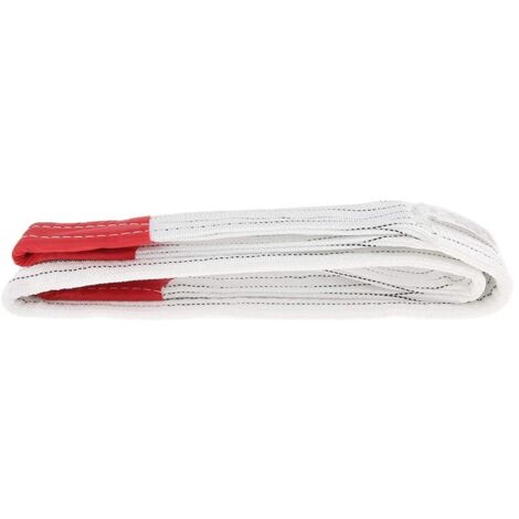 2M High-Strength Polypropylene Sling White 5 Tons Buckle Flat