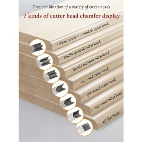 Holzbearbeitungs-Eckenhobel, manuelle 45-Grad-Fase, Tischlerkanten ...