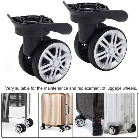 2 Stück Koffer-Lenkrollen, Gepäckrad-Zubehör, Ersatz-Koffer-Lenkrollen ...