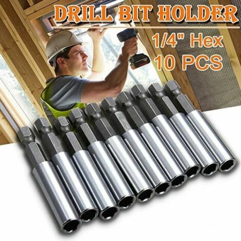 Magnetischer Bithalter-Satz mit 10 Stück Schraubendreher-Bit ...