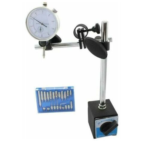 GABRIELLE Magnethalter, Messuhrhalter mit Magnetfuß, Messbereich 10/0 ...