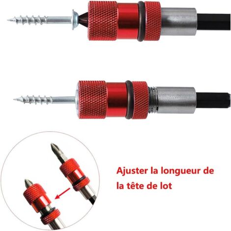 2 Stück magnetischer Bithalter mit einstellbarem ...