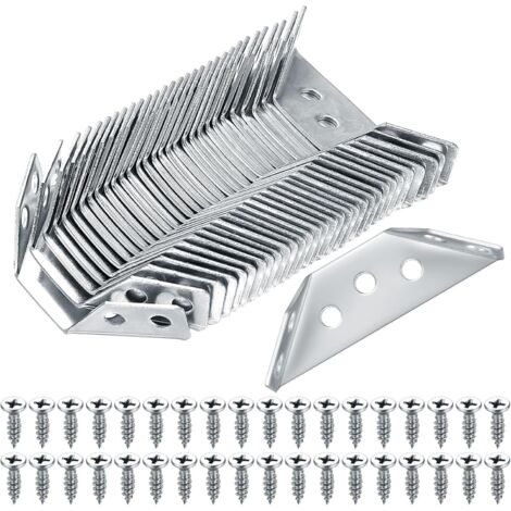 Eckverbinder, 30 Stück Eckwinkel, universelle Edelstahl-Eckverbinder ...
