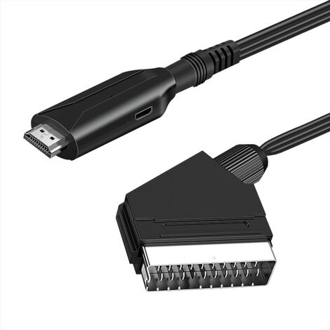 Scart-auf-HDMI-Adapter – Scart-auf-HDMI-Konverter mit HDMI-Kabel ...