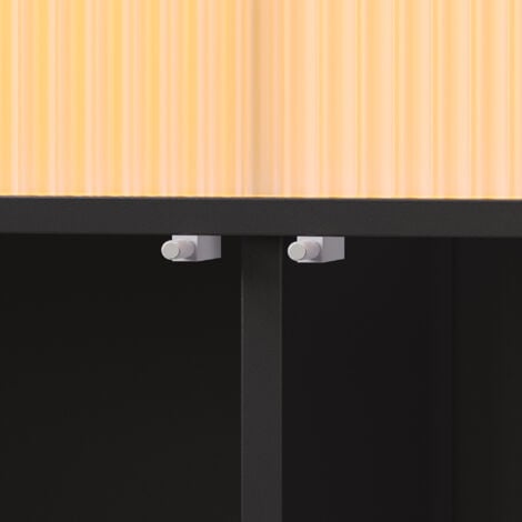 Mueble bar giratio Extensible móvil multifunción MDF y vidrio 135-205× ...