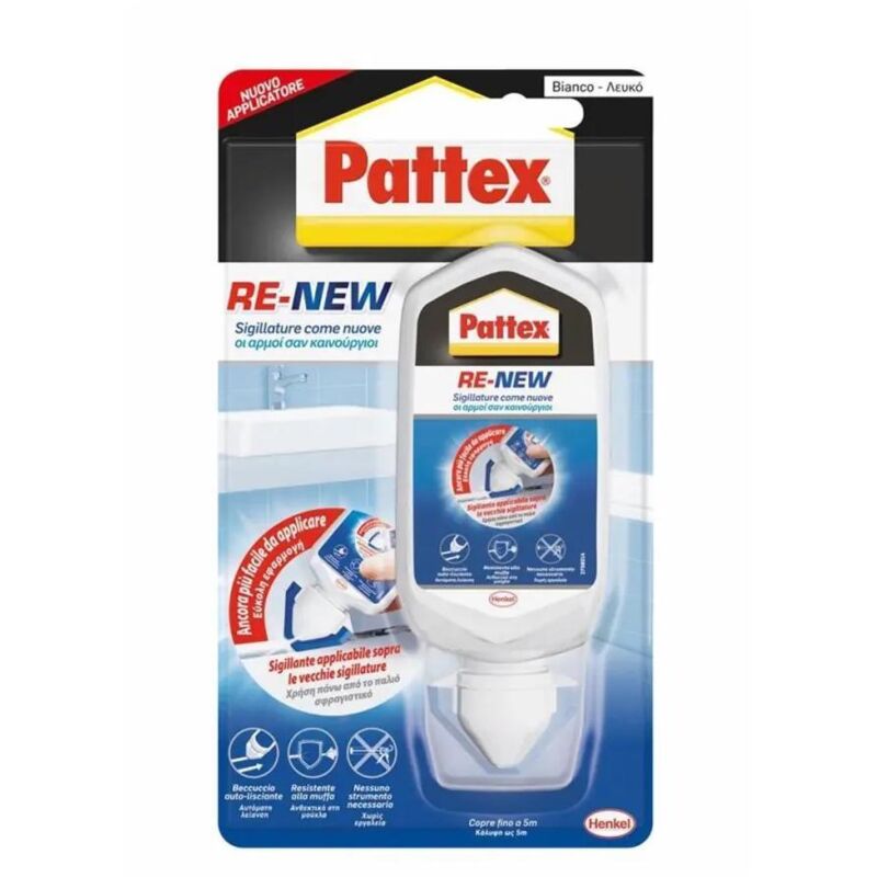 Pattex 8004630926961 produit d'étanchéité de construction 80 ml Blanc