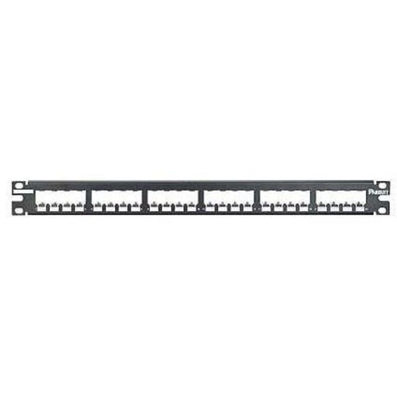 Panduit 24-port metal modular patch panel 1U