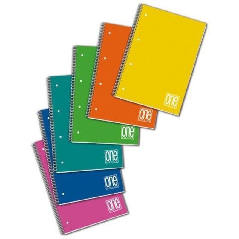 Blasetti One Color bloc-notes A4 80 feuilles Multicolore
