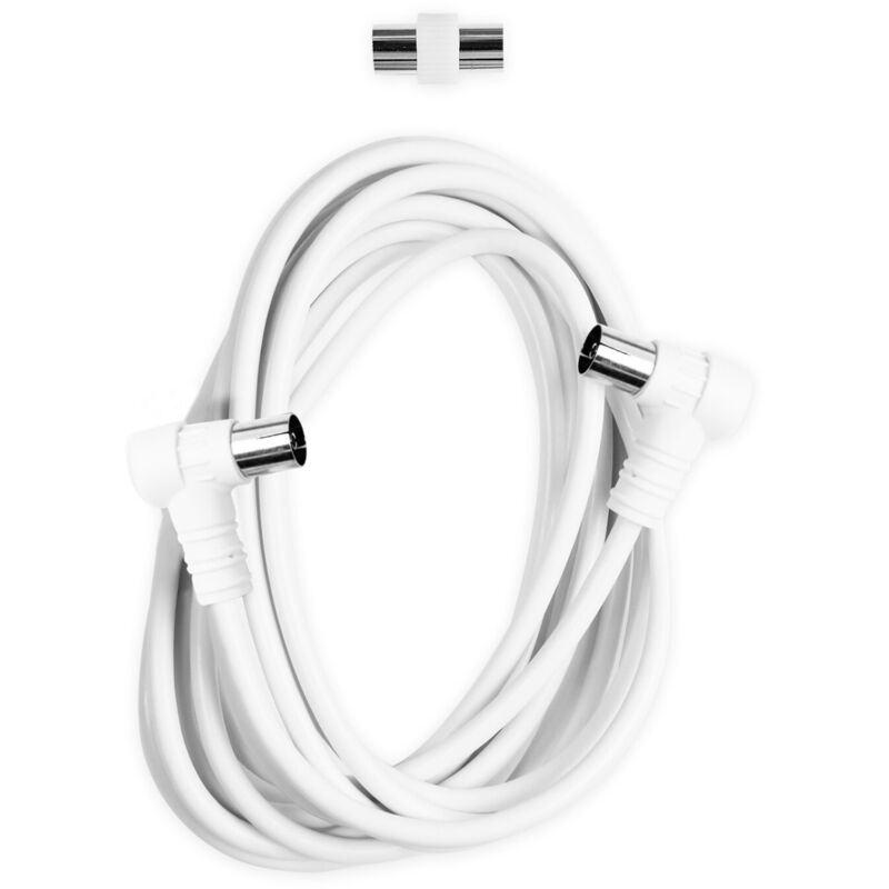 Ekon ECAN3090MFW câble coaxial 3 m 9,5 mm Blanc