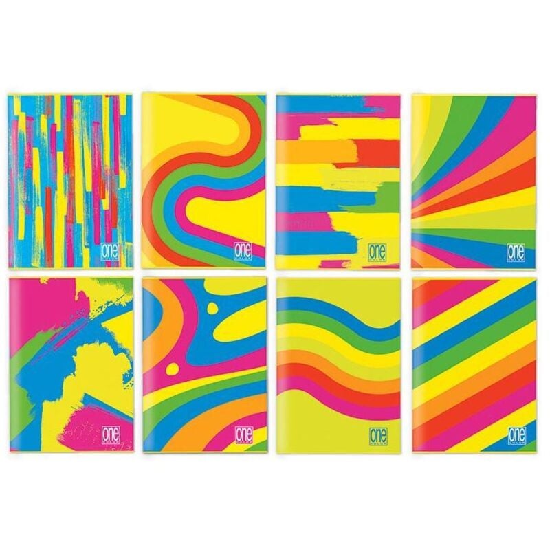 Blasetti 8125 bloc-notes A4 20 feuilles Couleurs assorties