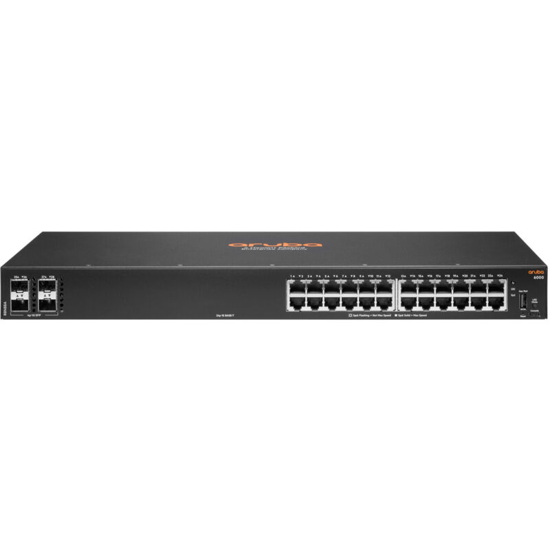 HPE Aruba Networking 6000 24G 4SFP Géré L3 Gigabit Ethernet (10/100 ...